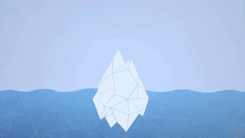 Why is ice solid but floating?